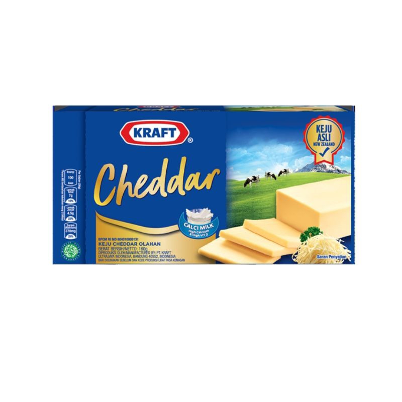 Jual KEJU KRAFT CHEDDAR CHEESE BOX 150GR | Shopee Indonesia