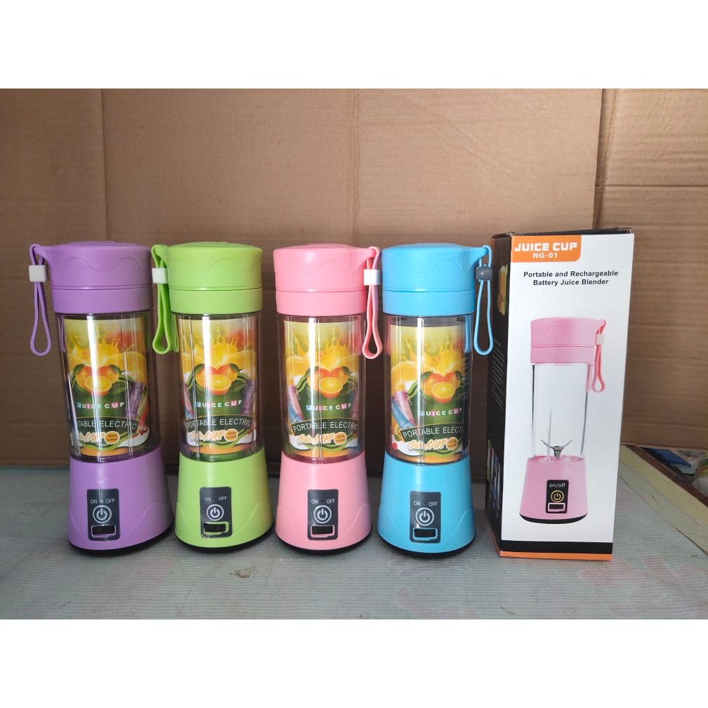 Jual portable Blander Juicer / Juicer Portable USB 6 mata pisau ...