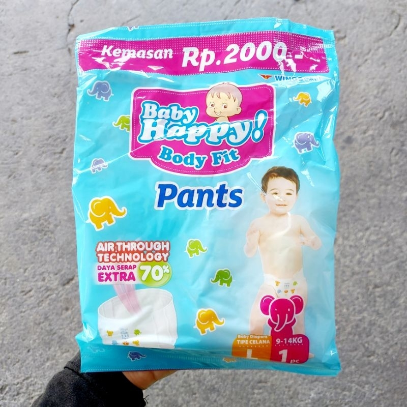 Jual ( PER SACHET ) Baby Happy Pants Popok Bayi Celana M | L | XL ...