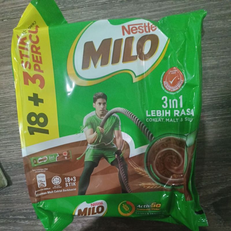 Jual Milo Stick Malaysia isi 21 Stik / Minuman Energi coklat malt ...