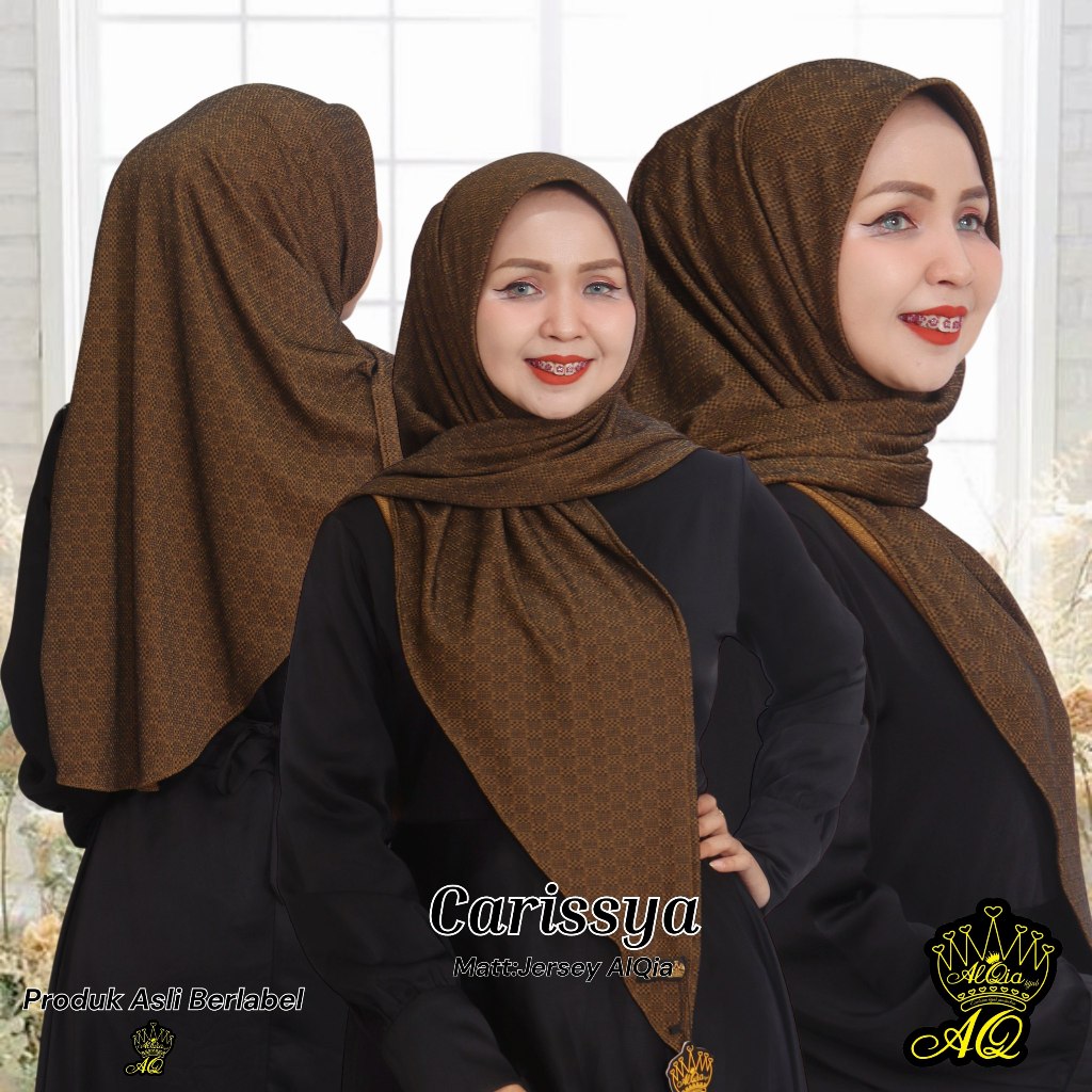 Jual ALQIA HIJAB // CARISSYA HiJAB SEGITIGA INSTAN /SEGI TIGA JERSY JACQUAR/JILBAB INSTAN ...