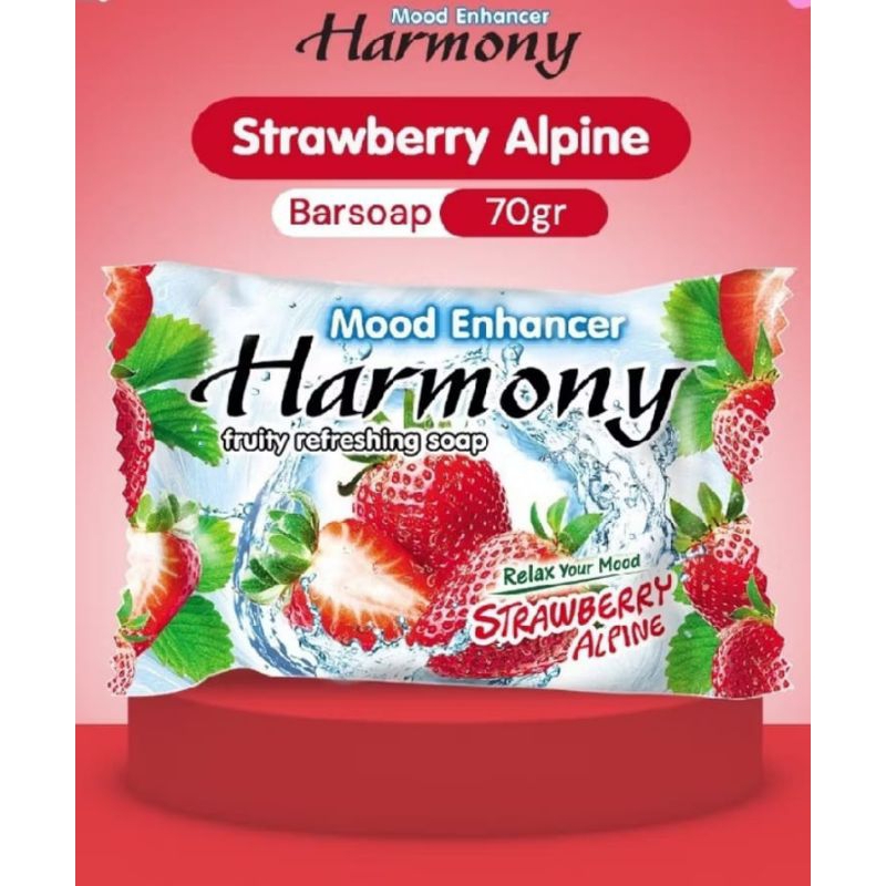 Jual Sabun Batang Harmoni varian strawberry 70 gram | Shopee Indonesia