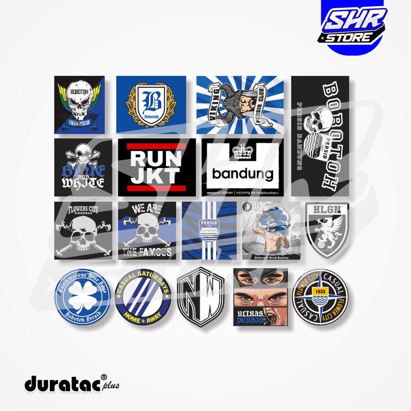 Jual Stiker Murah Persib Bandung Ultras Hooligan Bobotoh STIKER PACK ...