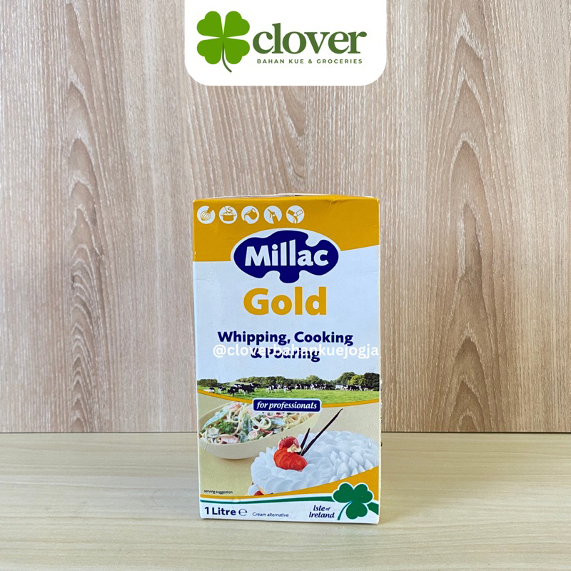 Jual Millac Gold Whipping Cream , Cooking & Pouring 1 Liter | Shopee ...