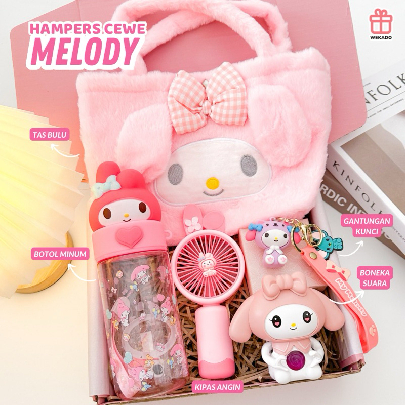 Jual [MY MELODY] Gift Box Special Sanrio Karakter | Hampers Kado Kartun ...