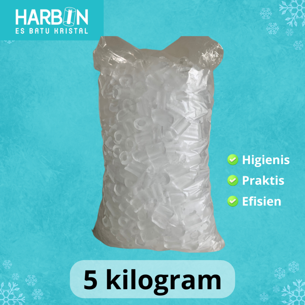 Jual Es Batu Kristal 5kg (tube) ice | Shopee Indonesia
