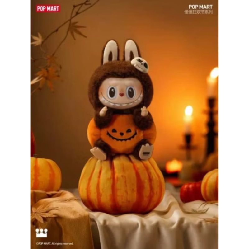 Jual ORIGINAL POP MART LABUBU HAPPY HALLOWEEN PARTY SITTING PUMPKIN ...