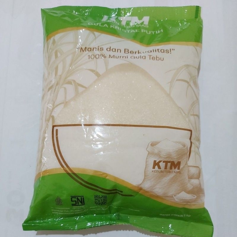 Jual Gula pasir KTM 1kg putih Berkualitas | Shopee Indonesia