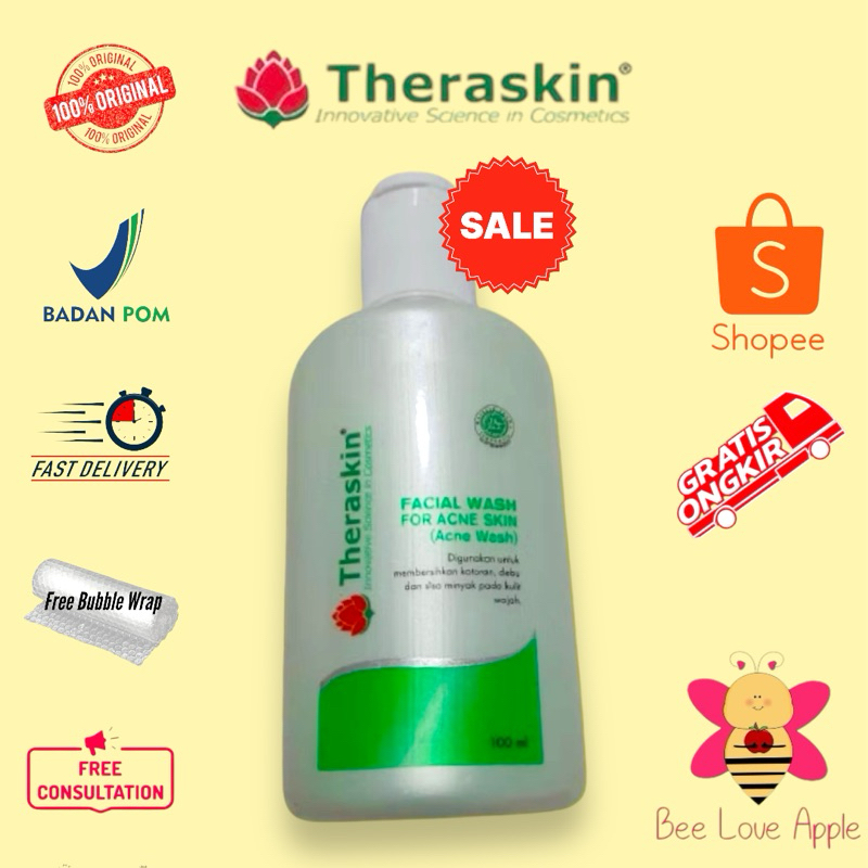 Jual Theraskin Facial Wash Acne Botol Fliptop (Acne Wash) | Shopee ...