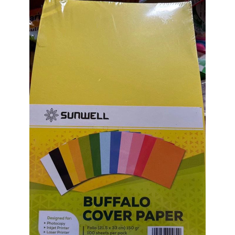 Jual kerats buffalo warna kuning uk 21,5x33cm isi 20 lembar | Shopee ...