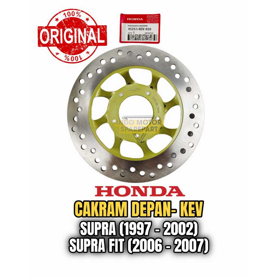 Jual CAKRAM DEPAN KEV ASLI HONDA SUPRA LAMA,SUPRA FIT ORIGINAL HONDA ...