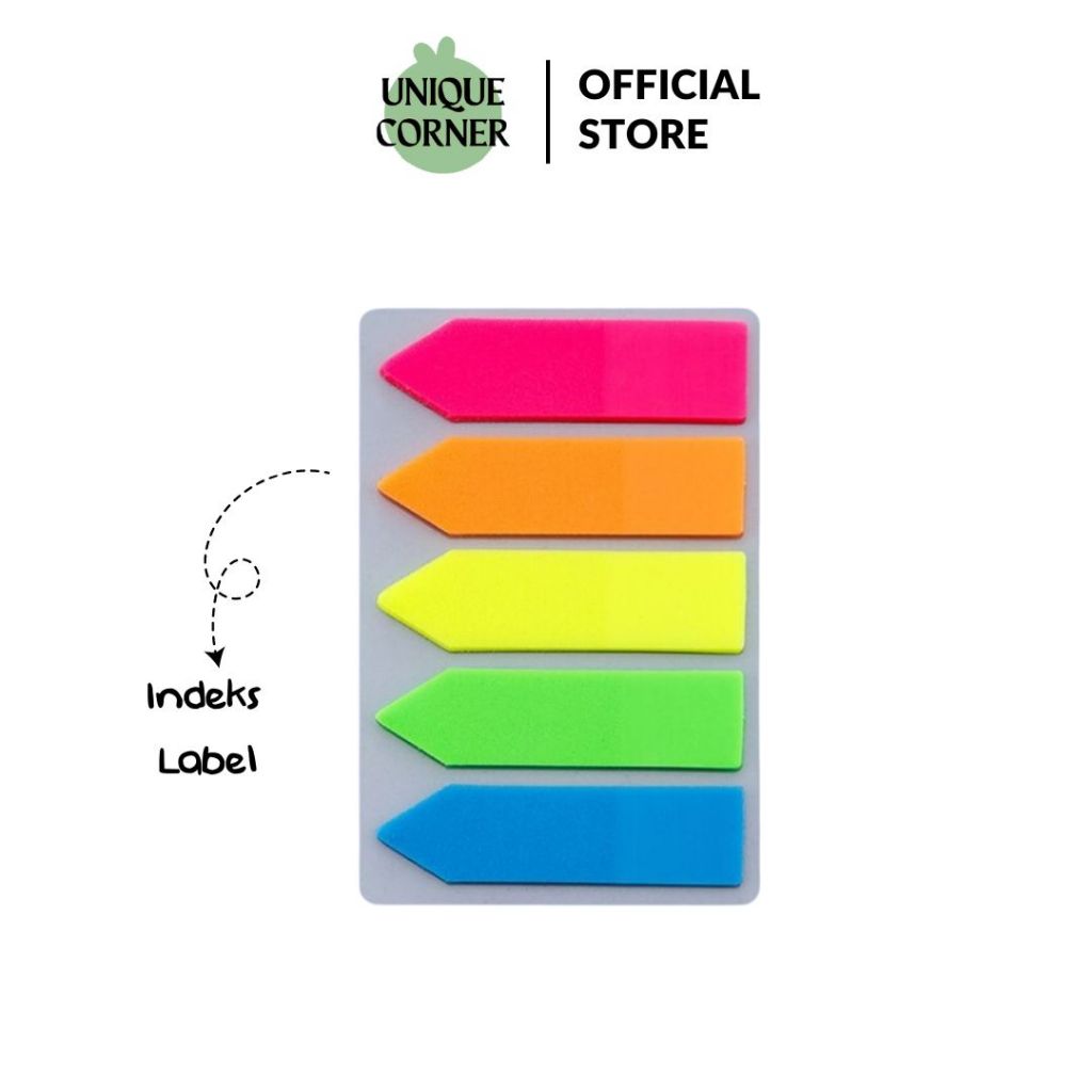 Jual UQ (100 Lembar) Sticky Notes Sticker Indeks Label Tempel Sekolah ...