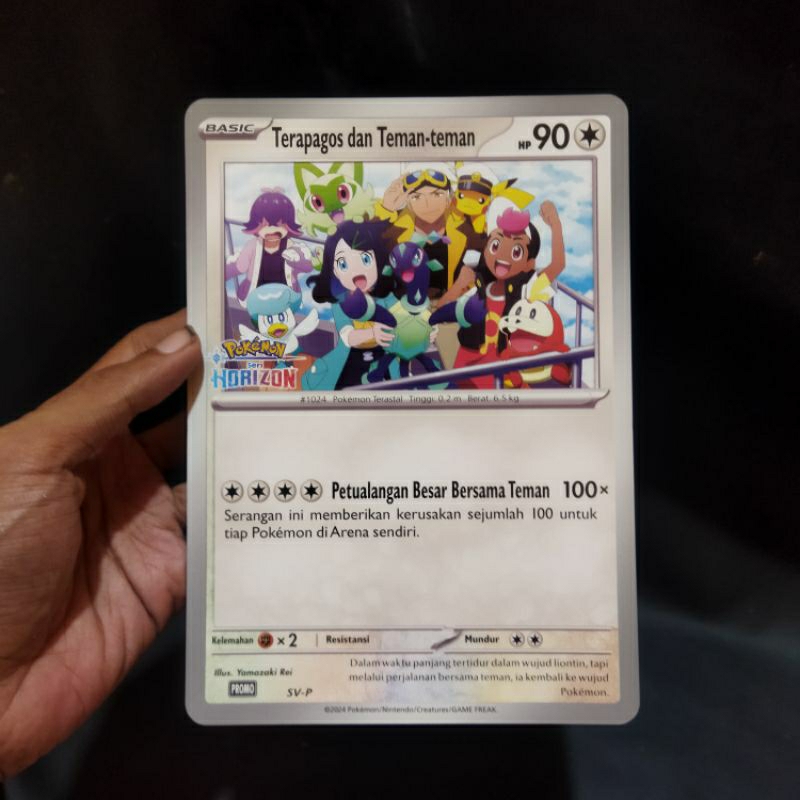 Jual Terapagos dan Teman teman 1st Big Card promo original Pokemon TCG ...