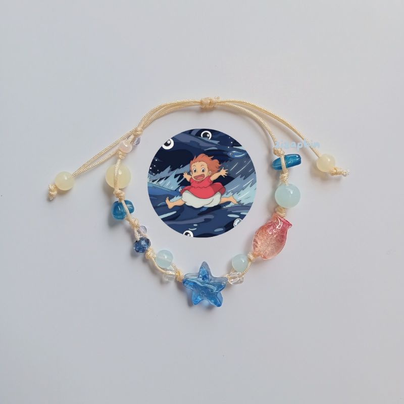 Jual Ponyo (Studio Ghibli) Inspired Bracelet | Gelang Serut Film Anime ...
