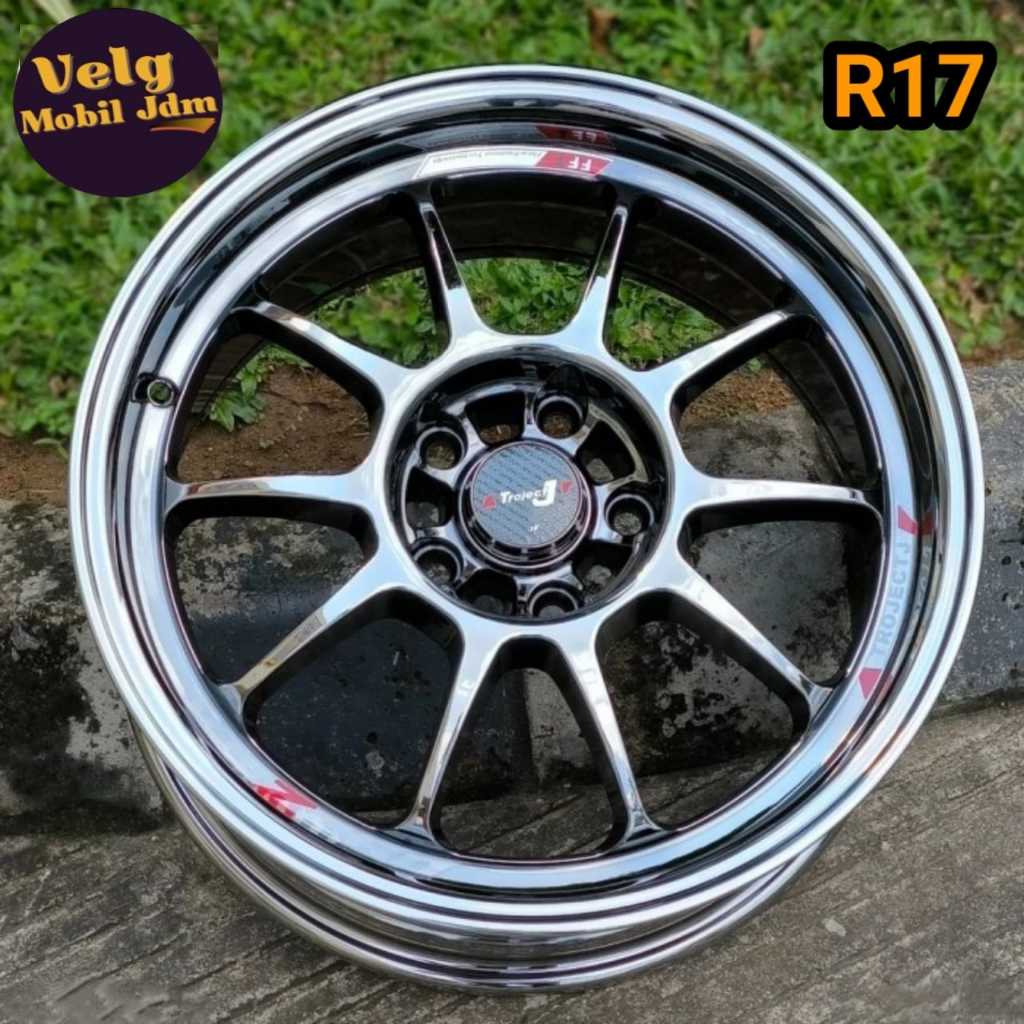 Jual velg mobil 17 VENOM ZERO BLACK CROME R17 Reborn venturer zenix ...