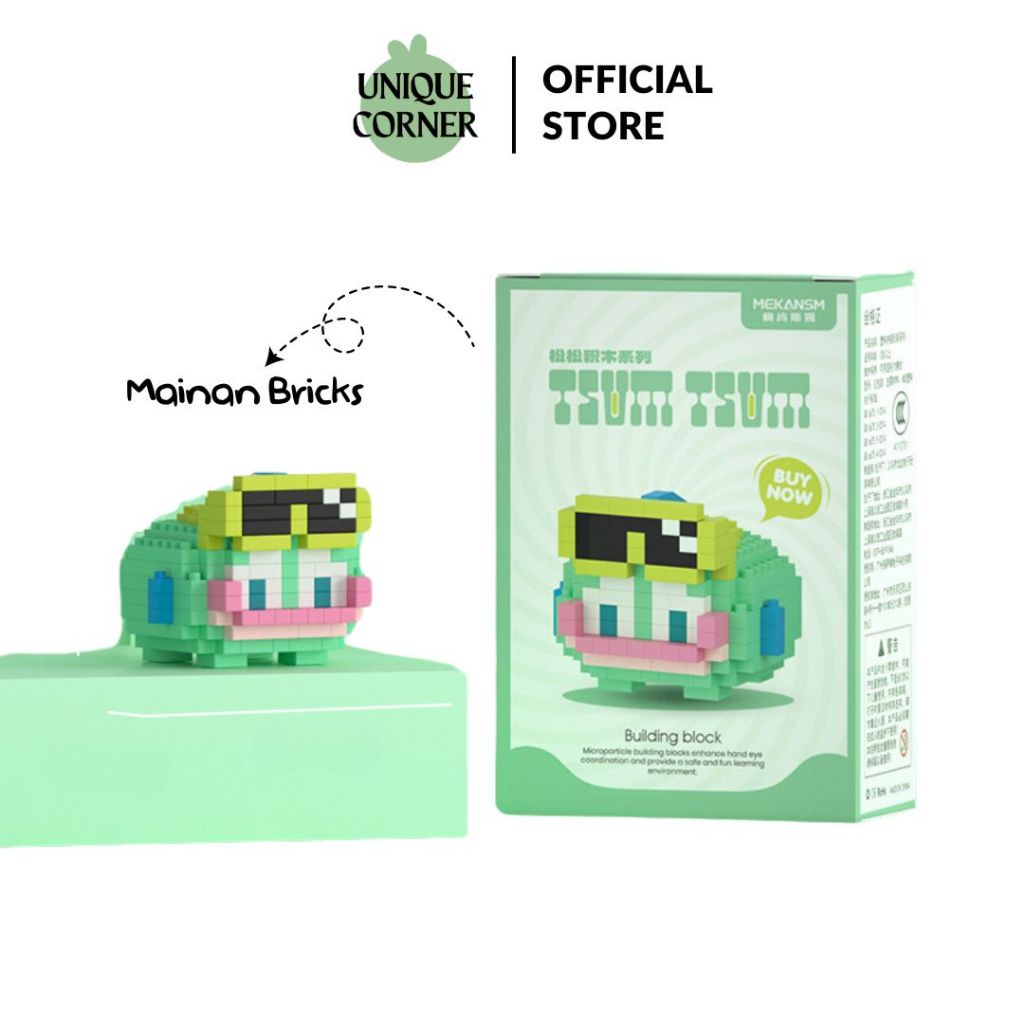 Jual UQ - DIY Mini Bricks Toys Mainan Nano 3D Block Karakter Kartun ...