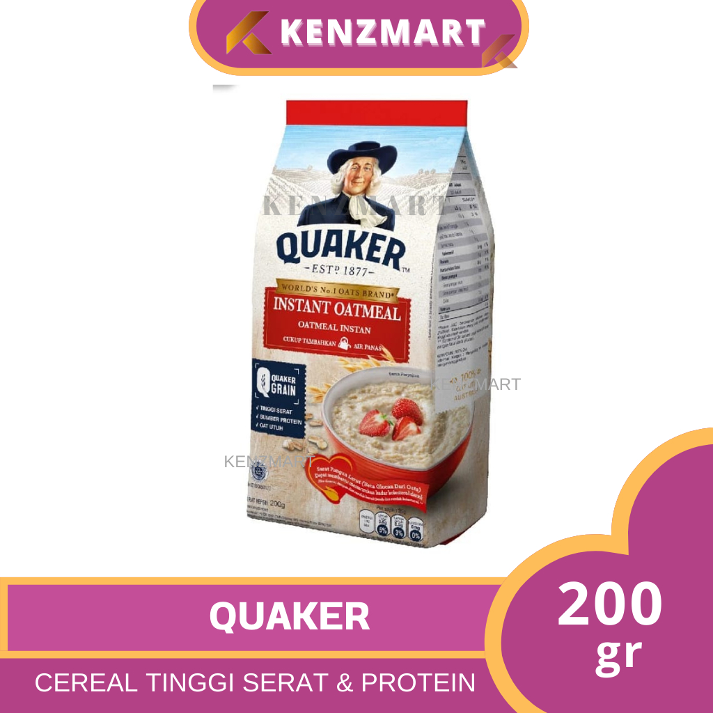 Jual QUAKER INSTANT OATMEAL 200 GR | Shopee Indonesia