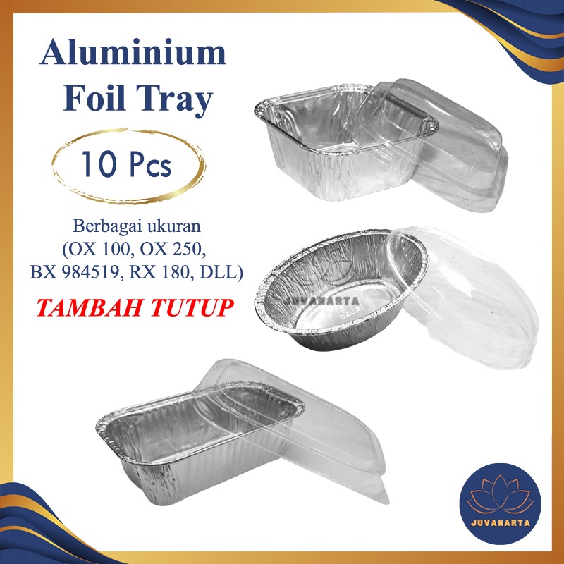 Jual Wadah Aluminium Foil Alas Aluminium Tray Aneka Ukuran dan Bentuk ...