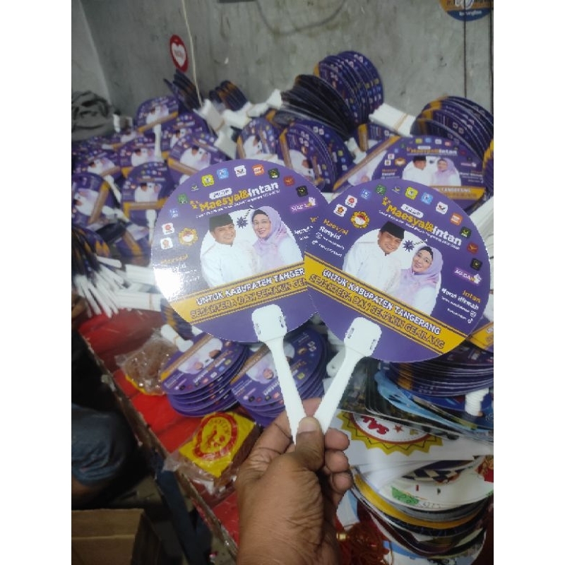 Jual Kipas Custom. Souvernir Kipas Custom. Kipas Tangan Pilkada. Kipas ...