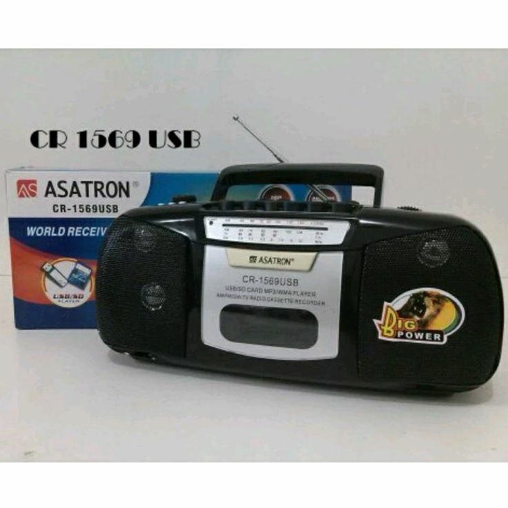 Jual Radio asatron 1569 Radio Kaset Tape Portable Radio jadul usb mmc ...