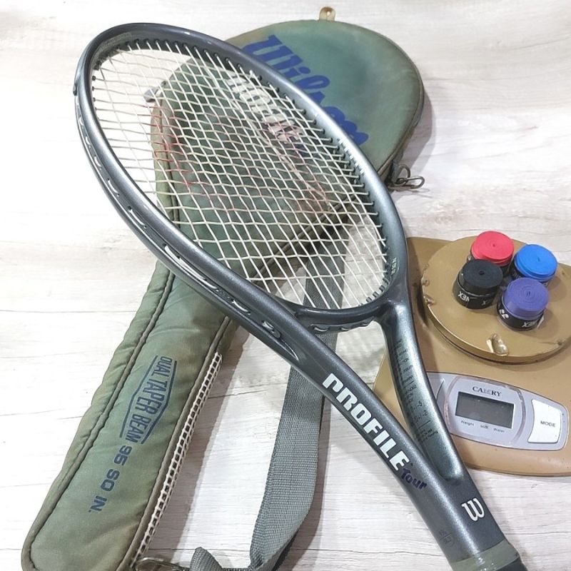 Jual RAKET TENIS ORIGINAL WILSON PROFILE TOUR BEKAS MASIH MULUS SIAP ...