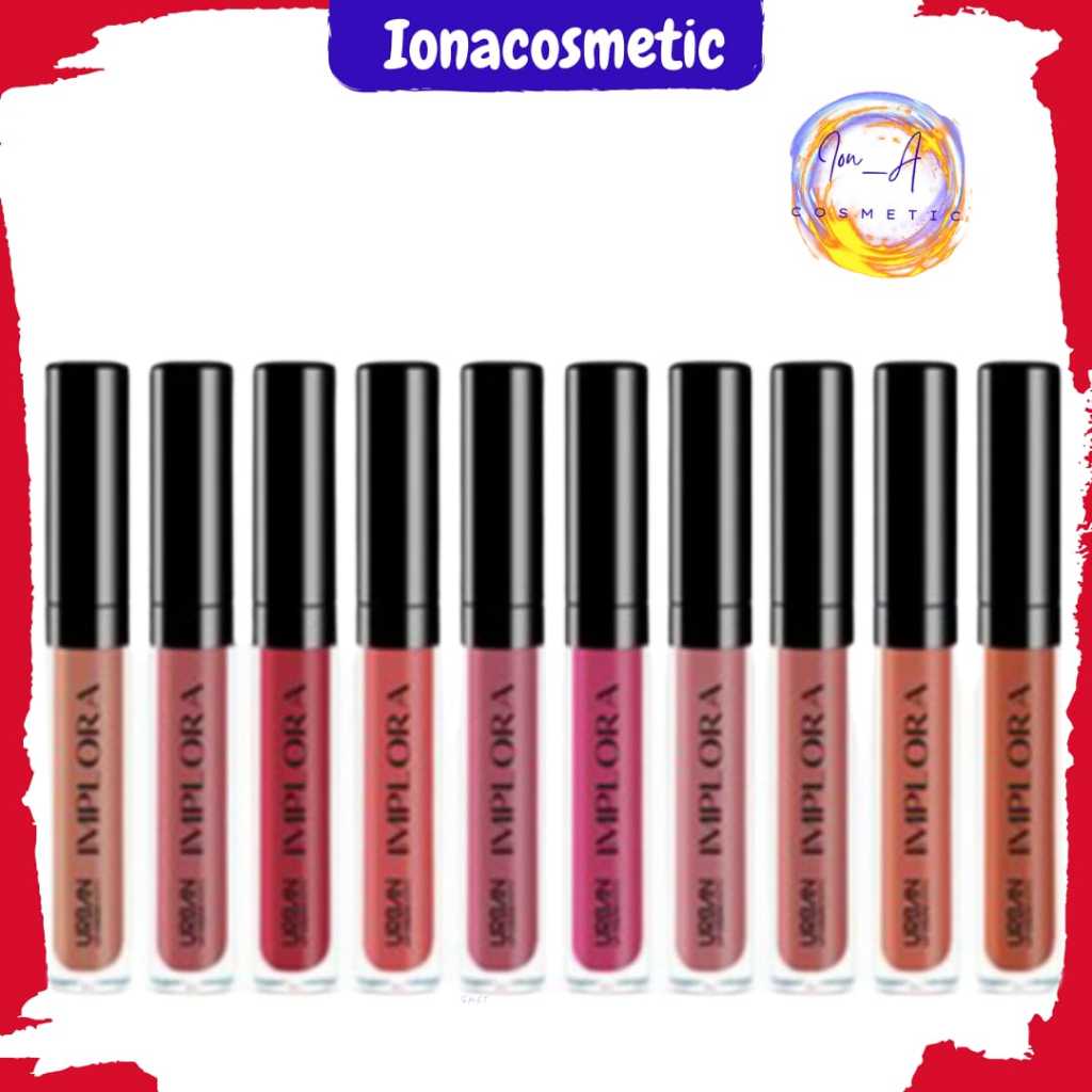 Jual Implora Lip Cream Matte - Implora Urban Lip cream | Shopee Indonesia