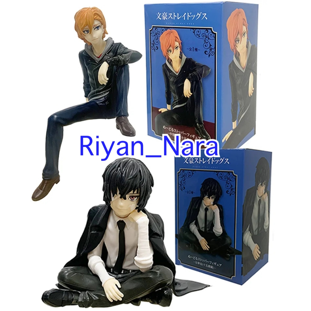 Jual Action Mini Figure Anime Bungo Stray Dogs Chuya Dazai Riyan Nara ...