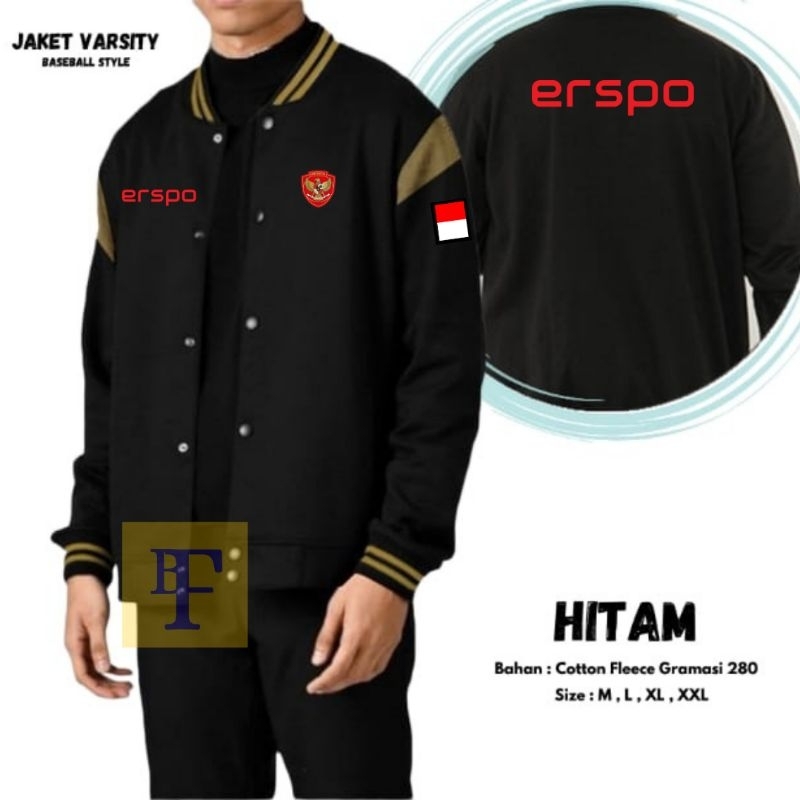Jual JAKET ERSPO TIMNAS INDONESIA VARSITY CUSTOM | SABLON DTF ...