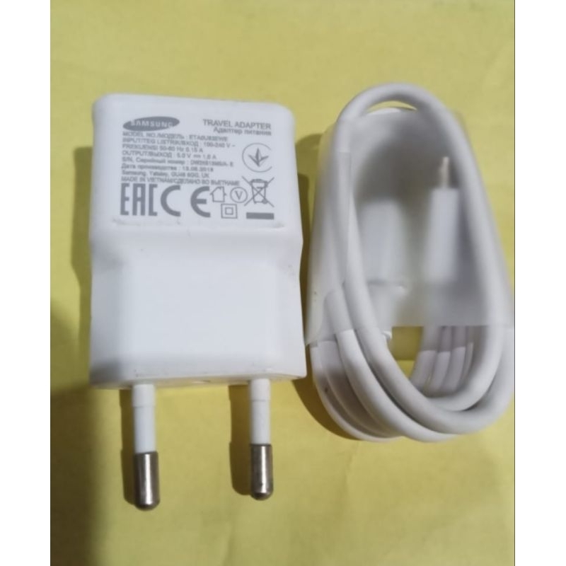 Jual charger samsung 1A second ori bawaan hp | Shopee Indonesia