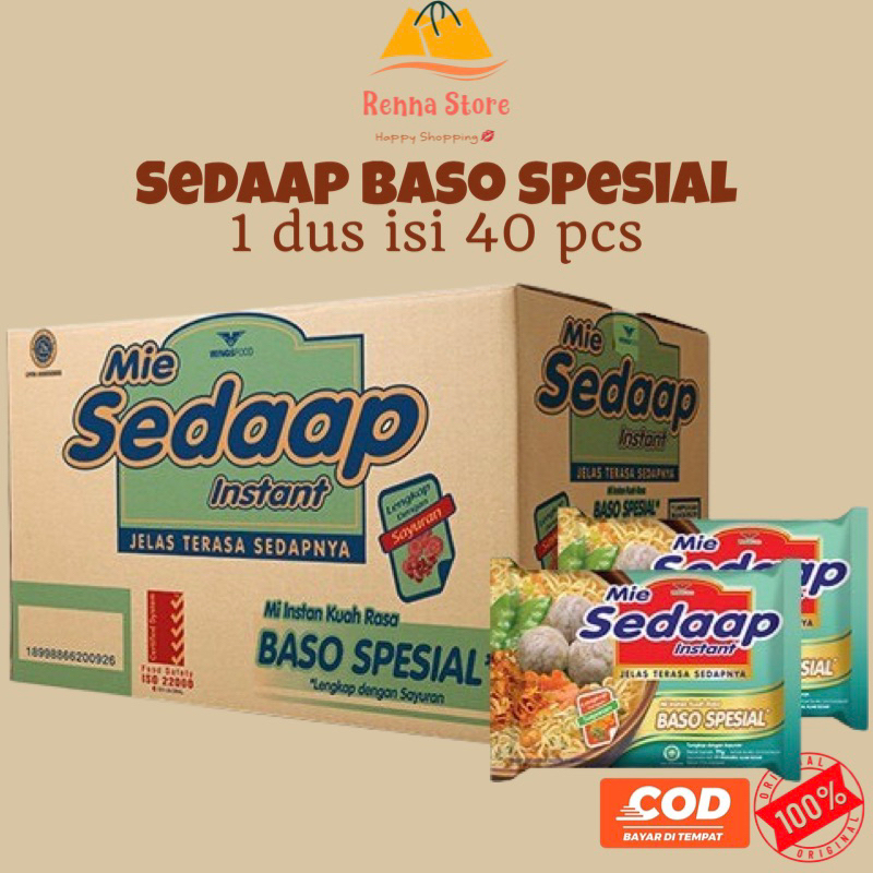 Jual SEDAAP Baso Spesial (1dus isi 40pcs) | Shopee Indonesia