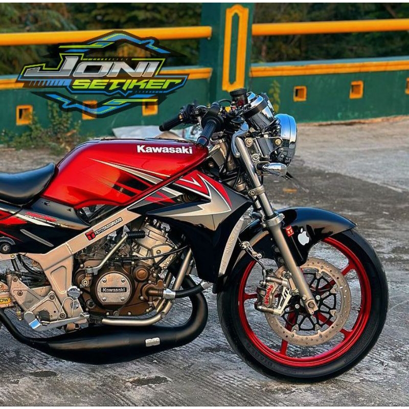 Jual COD STIKER STRIPING ORI KAWASAKI NINJA SS 2010 MERAH NINJA SS ...
