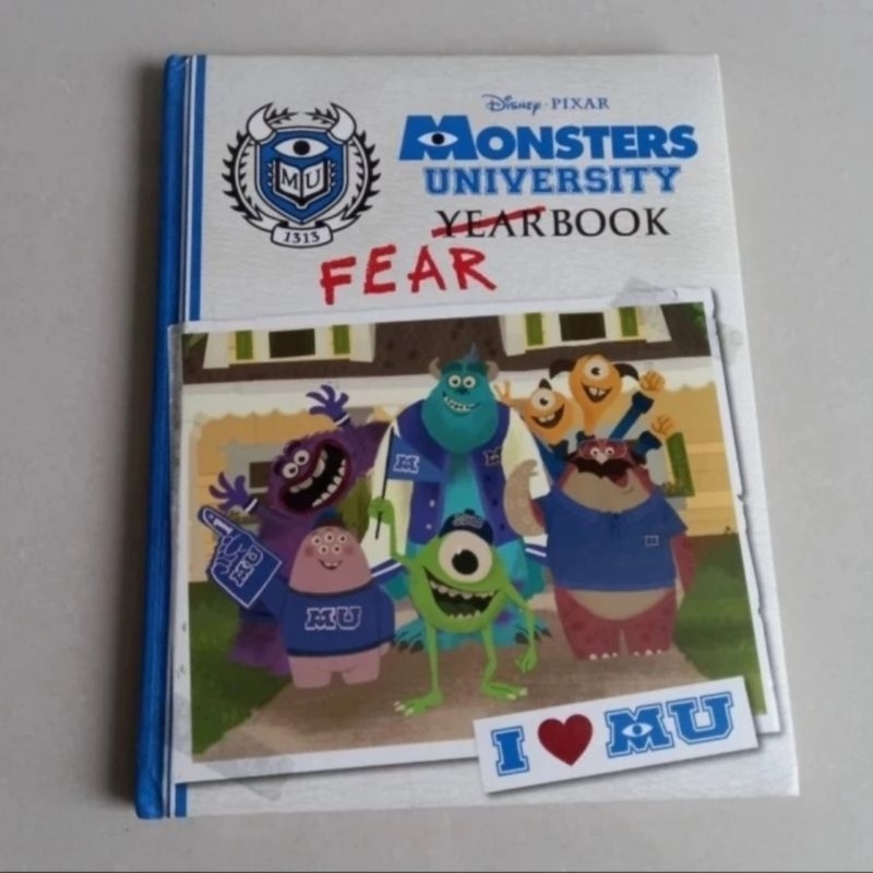 Jual monsters university fear year book disney pixar | Shopee Indonesia