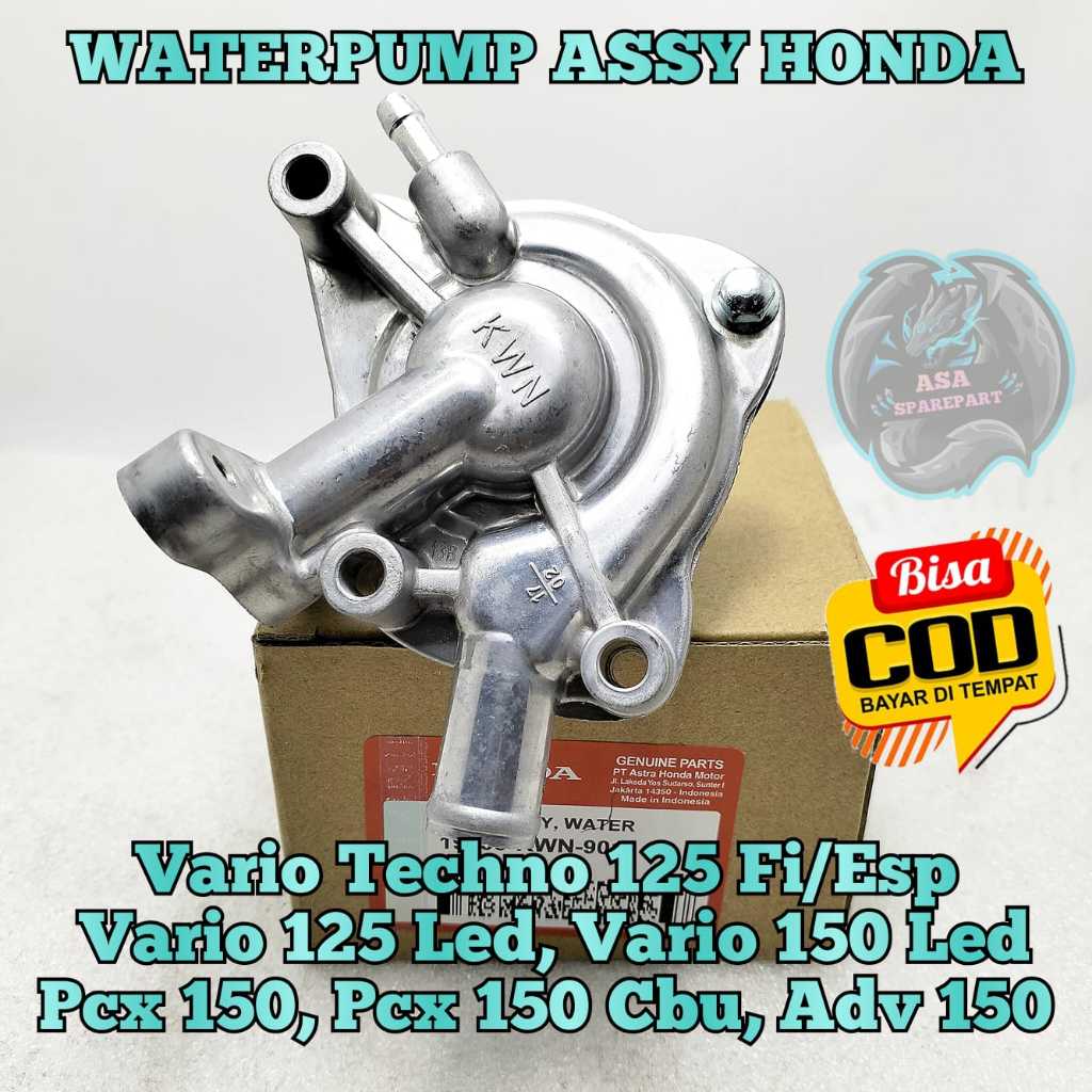 Jual WATER PUMP ASLI ORIGINAL HONDA AHM VARIO 125 TECHNO Fi , VARIO 125 LED Esp , VARIO 150 LED ...