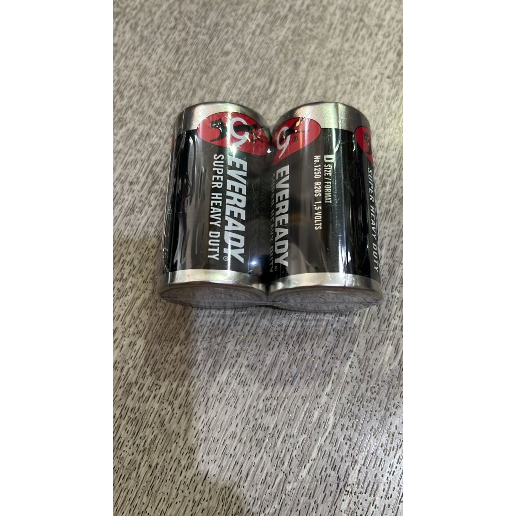 Jual Eveready Baterai (Battery/Batre) Besar Hitam 1250 Size D / R20S (2 ...