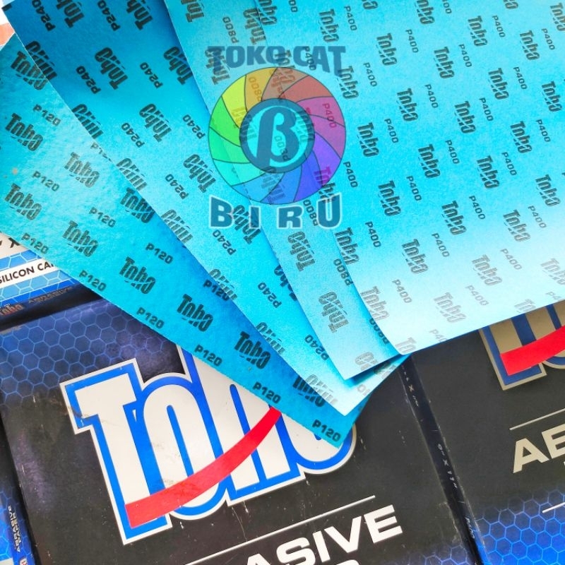 Jual AMPLAS WATERPROOF LEMBARAN Toho #60 |Toho #80| Toho #100 | Toho#120 | Toho#150 |Toho #240 ...