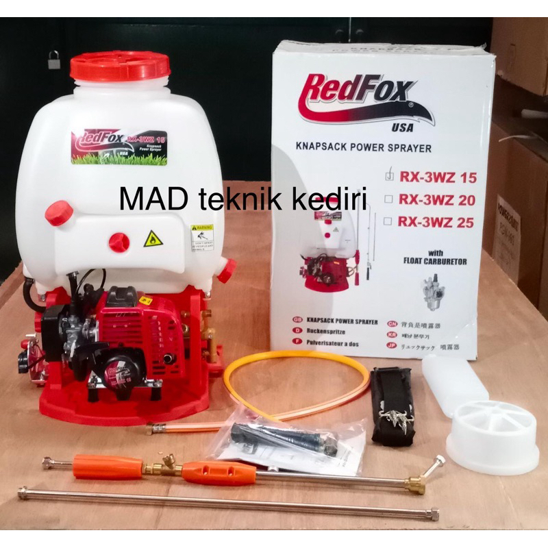 Jual Mesin semprot hama Sprayer mesin 2 tak REDFOX RX3WZ-15 liter | Shopee Indonesia