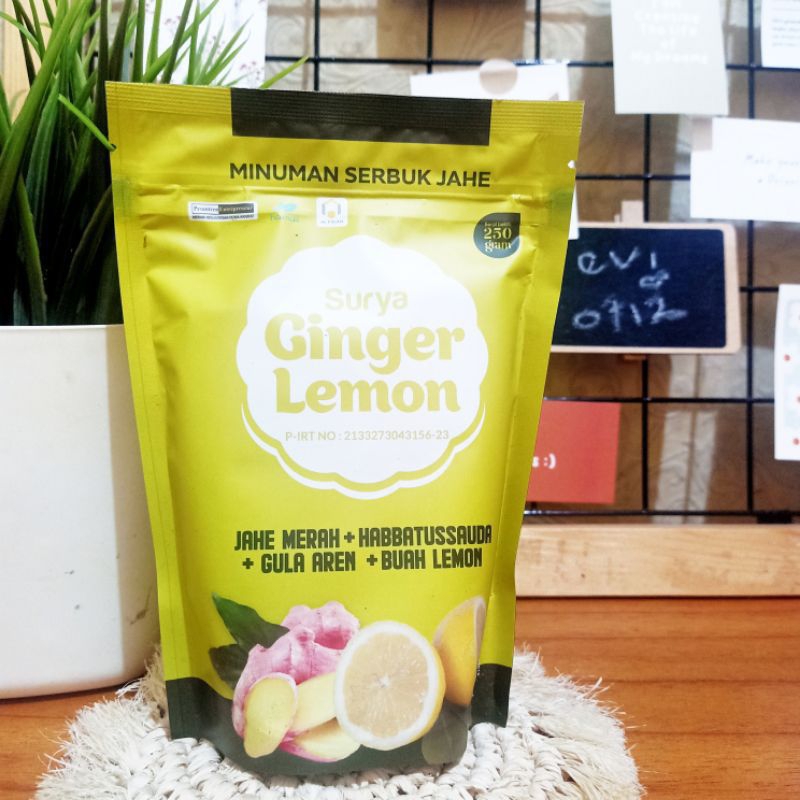 Jual GINGER LEMON - Minuman sehat jahe merah habatusauda gula merah ...