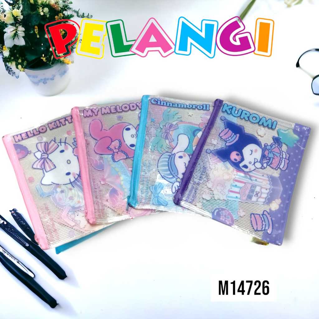 Jual PELANGI | Map Resleting Map Dokumen Map Zipper Map Plastik Motif ...