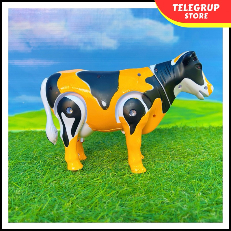 Jual TeleGrup Store - Mainan Sapi Warna Kuning Modifikasi Bisa Berjalan ...