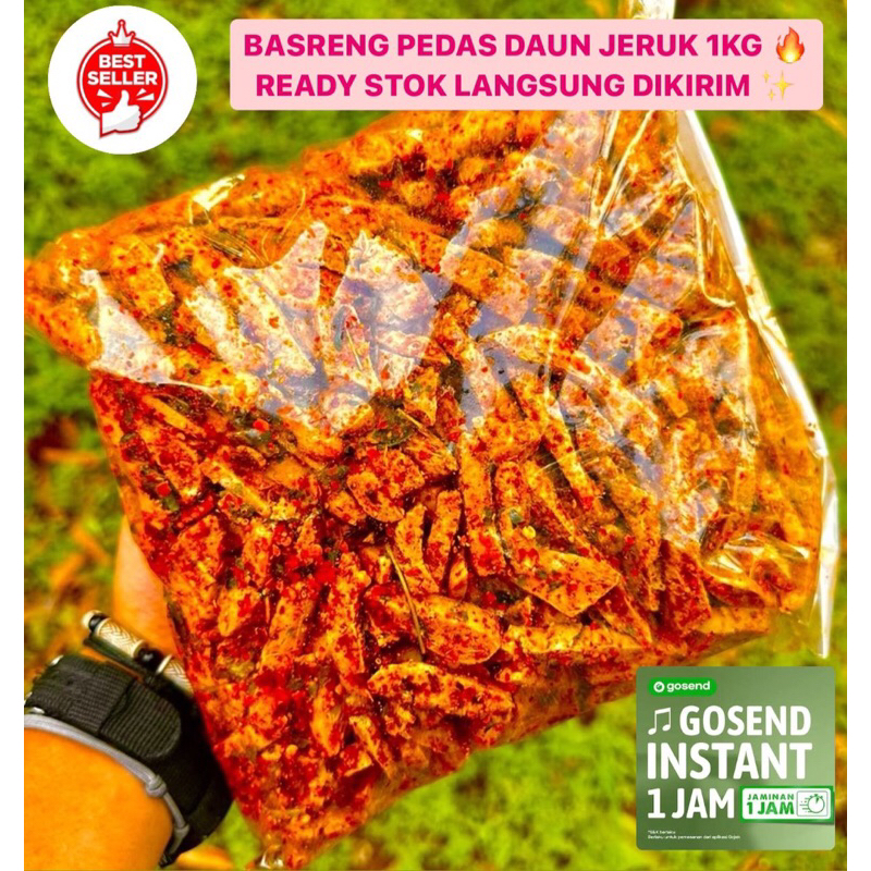 Jual COD BASRENG PEDAS DAUN JERUK CEMILAN BASRENG VIRAL KEMASAN 1KG ...