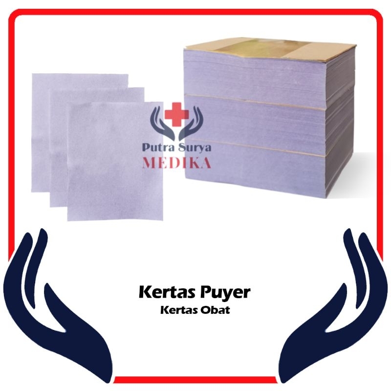 Jual Kertas Obat | Kertas Puyer 8x10cm Pack isi 500 Lembar | Shopee ...