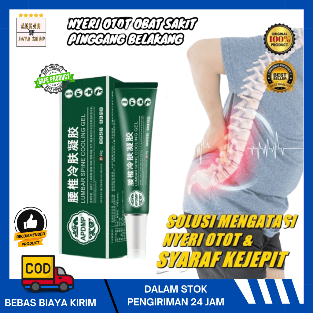 Jual [ READY STOCK ] Lumbar Type Cold Compress Gel Asli Original Obat Cream Herbal Cina Sakit ...