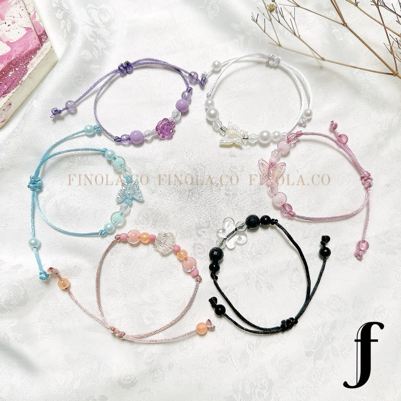 Jual [TERMURAH] GELANG TALI MANIK / GELANG TALI AESTHETIC / GELANG TALI ...