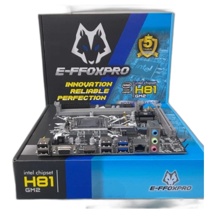 Jual MOTHERBOARD EFFOXPRO H81 NVME | Shopee Indonesia