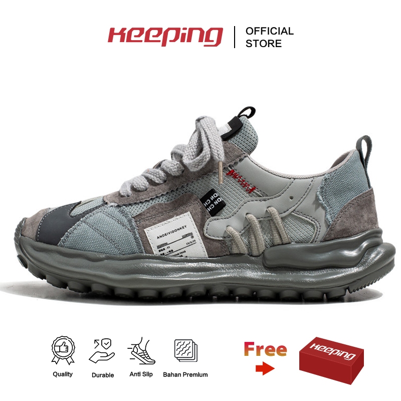 Jual Keeping Sepatu Sneakers Pria Casual Kerja Sepatu Pria Keren Kuliah ...