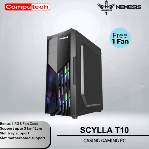 Jual NYK Nemesis Casing Gaming SCYLLA T10 - PC Gaming Case T 10 ...