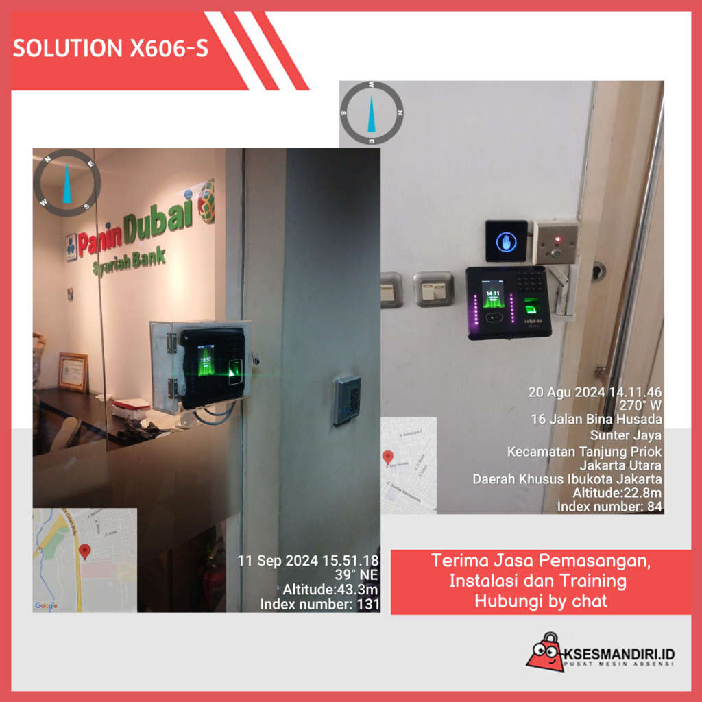 Jual Mesin Absensi Fingerprint dan Akses Pintu Solution X606-S | Shopee ...