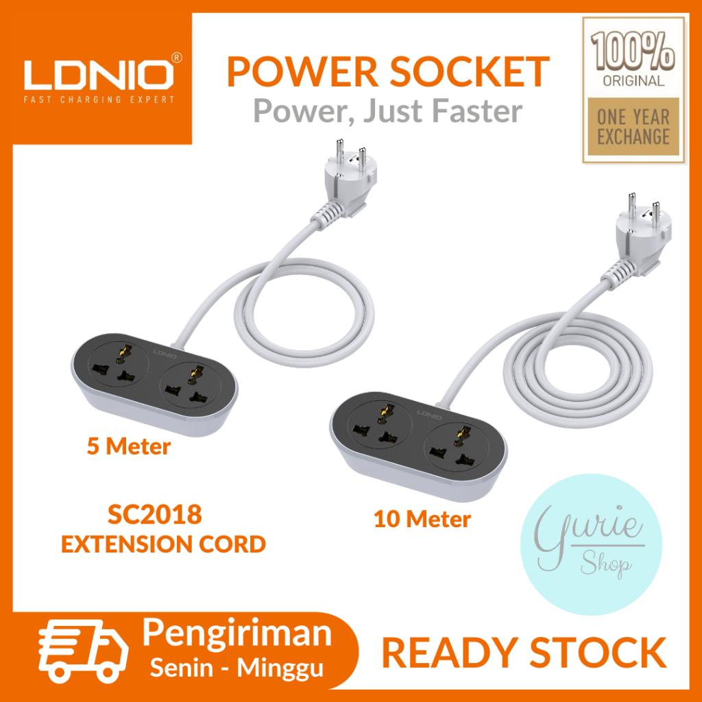 Jual LDNIO Stop Kontak Power Socket Colokan Listrik SC2018 Universal ...