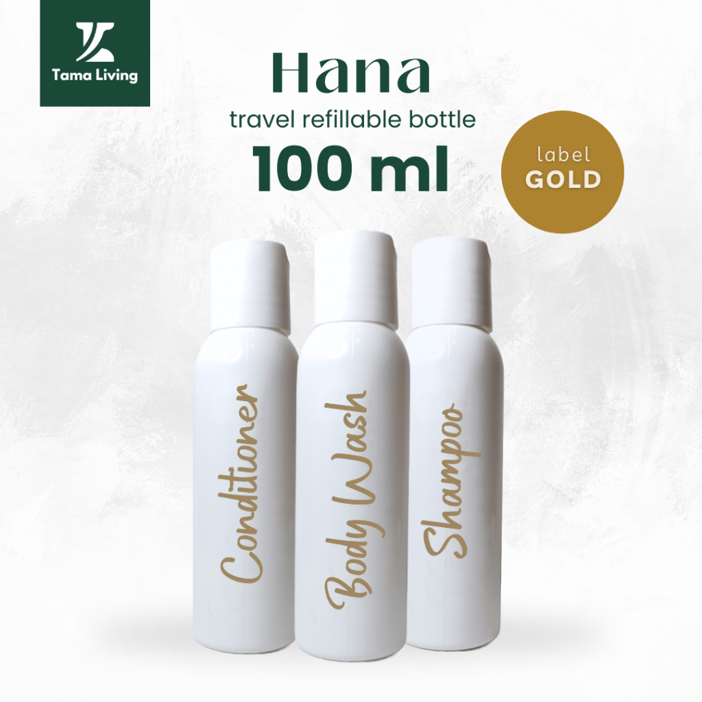 Jual TAMA LIVING Hana Botol Refill Sabun Shampoo Conditioner 100ml ...