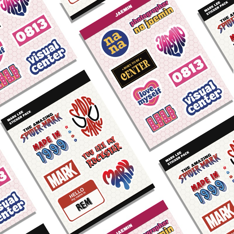 Jual NCT - Mark & Jaemin Sticker Set | Shopee Indonesia